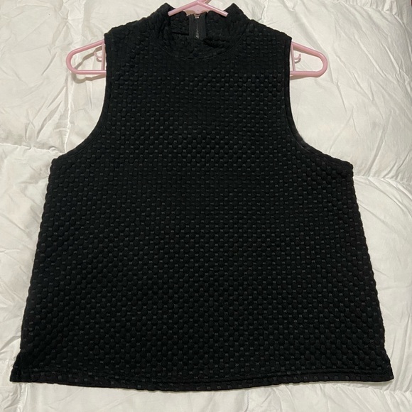 Anthropologie | Tops | Anthropologie High Neck Textured Tank | Poshmark